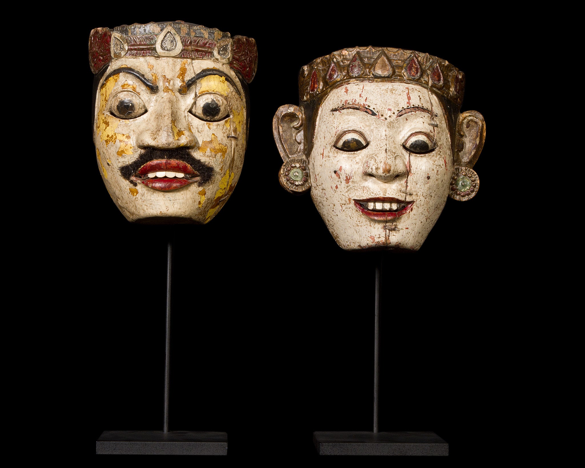 King & Queen Dance Masks